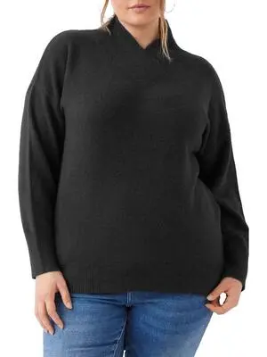 Karen Kane Shawl Collar Sweater - Black