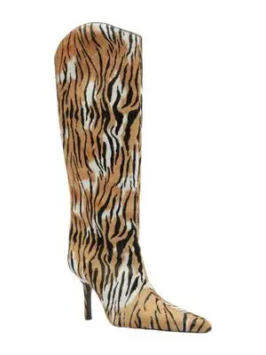 Schutz Mary Ellen Knee High Boot - Leopard Print