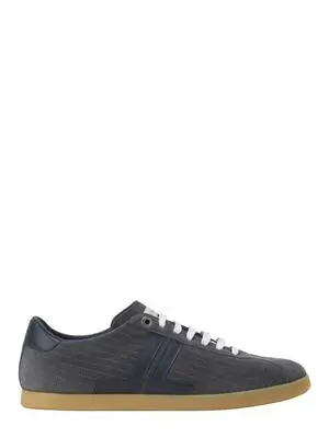 LANVIN Lanvin Glen 2.0 Leather Sneakers Grey/navy Blue