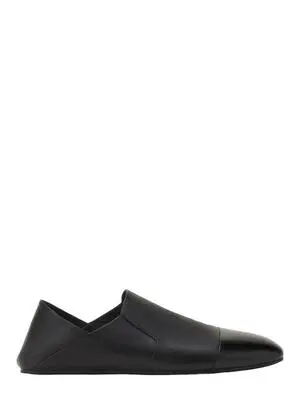 LANVIN Soft Loafers In Leather - Black