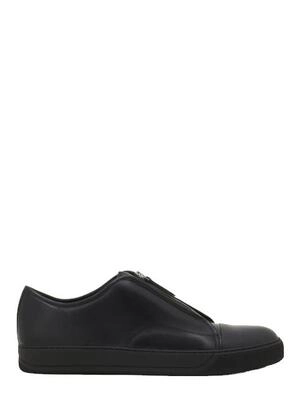 LANVIN Lanvin DBB1 Zip Leather Sneakers Black
