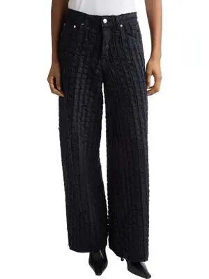 HAIKURE Bethany Wide Leg Jeans - Black