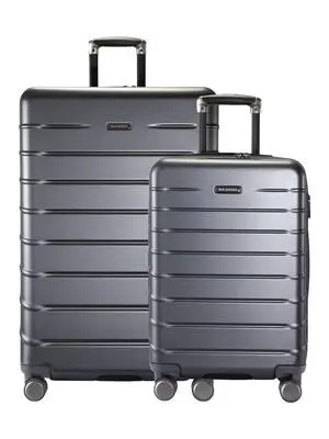 RICARDO BEVERLY HILLS Santa Rosa Hardside Expandable 2 Piece Set 20" Carry On & 28" Checked Spinner - Graphite