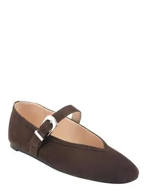 Marc Fisher Gorga Mary Jane Flat - Dark Brown