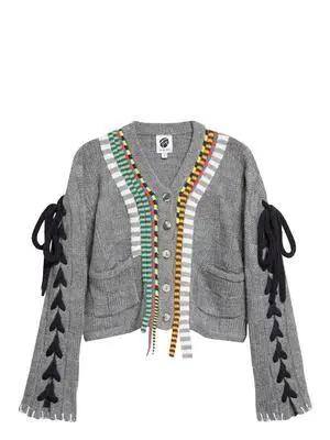 YANYAN Frosty V-neck Jacket - Grey