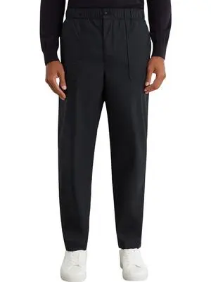 REISS Snap Utility Pants - Navy