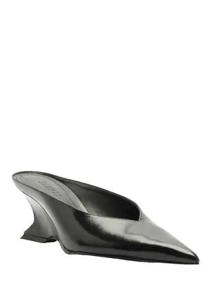 SCHUTZ Siena Pointed Toe Wedge Mule