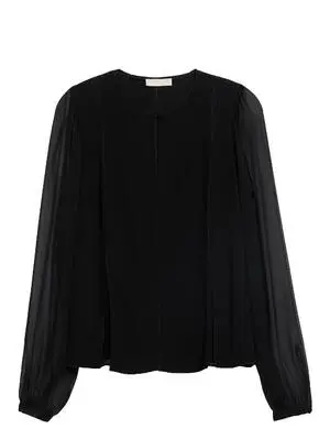 Ulla Johnson Lucette Long Sleeve Blouse Noir