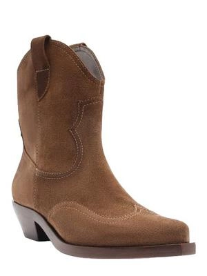 Schutz Nash Leather Bootie - Brown