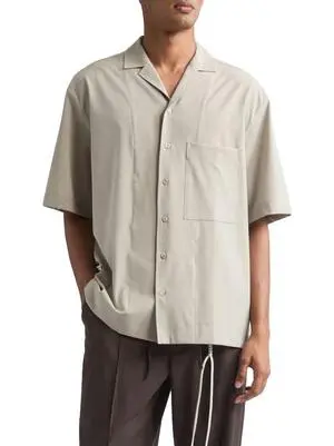 SONG FOR THE MUTE Boxy Camp Shirt - Chalk