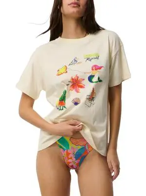 Rip Curl Desire Relaxed Fit T-shirt - Vanilla