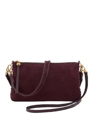 Hobo Darcy Leather Crossbody - Dark Cherry
