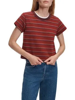 Rag & Bone Kelly Striped T-shirt - Pom Multi
