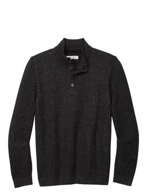 Tommy Bahama Autumn Pier Button Placket Sweater - Black