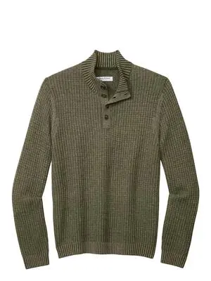 Tommy Bahama Autumn Pier Button Placket Sweater - Palm Moss