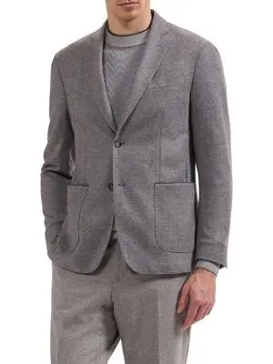 Bugatchi Wool Blend Sport Coat - Stone