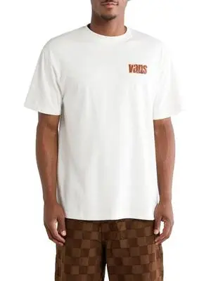 VANS Toasted Cotton Graphic T-shirt - Marshmallow