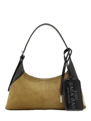 Marc Jacobs Small Suede Belted Sack Bag - Hazelnut