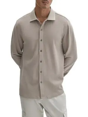 Robert Barakett Sorrell Long Sleeve Knit Shirt - Tapestry