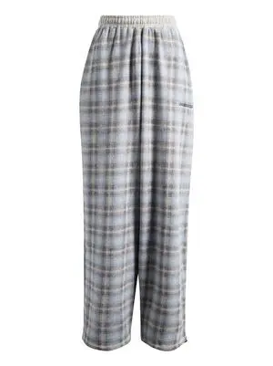 IETS FRANS Harri Cotton Fleece Wide Leg Sweatpants - Grey