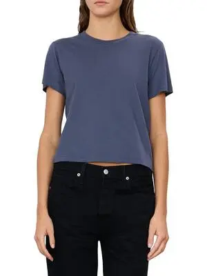 Eterne Short-sleeved Boxy T-shirt - Washed Navy
