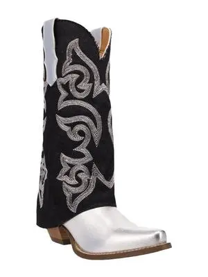 DINGO Southern Sass Western Boots - Silver