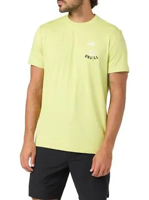O'Neill Cutback Upf Graphic T-shirt - Celery