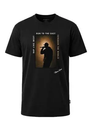 MACEOO Marthyr Graphic T-shirt - Black