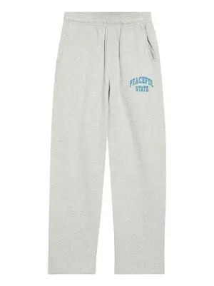 MUSEUM OF PEACE & QUIET Peaceful Cotton Fleece Sweatpants - Ash