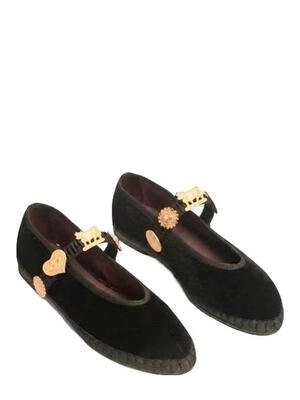 FLABELUS Pierre Glacier Night Mary Jane Flat - Black