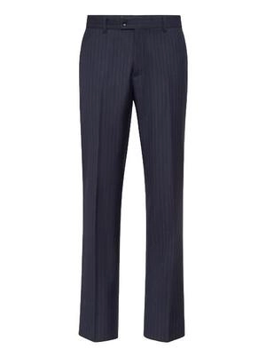 BILLIONAIRE Gessato Classic Trousers Joy Fit - Navy