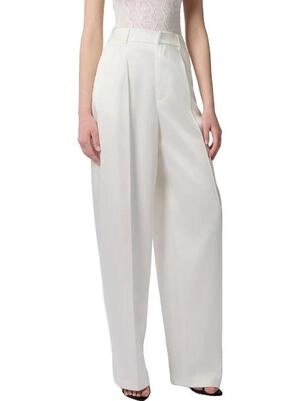 Philipp Plein Satin Dame Fit Trousers - White
