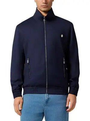 BILLIONAIRE Wool Tracksuit Jacket - Navy