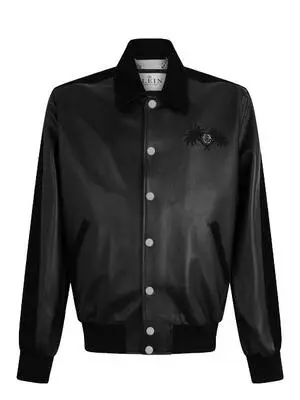 Philipp Plein Coster Jacket Palms - Black