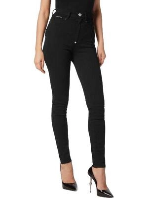 Philipp Plein Super High Waist Jegging Skull - Summernight