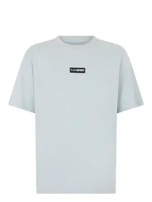 PLEIN SPORT Slub Cotton T-shirt Scratch Men