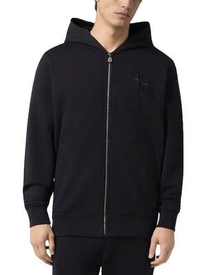 BILLIONAIRE Zip Hoodie Baroque - Black