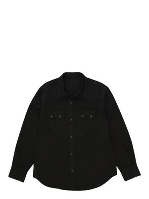 FORTELA Smith Texan Cotton Shirt - Black