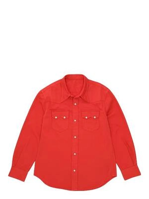 FORTELA Smith Texan Cotton Shirt - Red