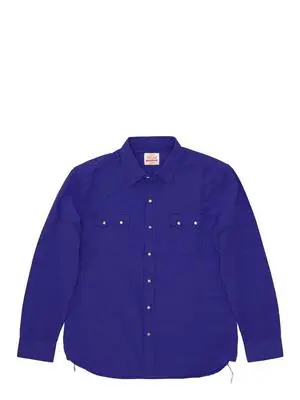 FORTELA Josh Texan Cotton Shirt - Blue