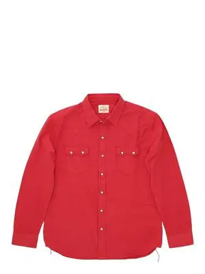 FORTELA Josh Texan Cotton Shirt - Red