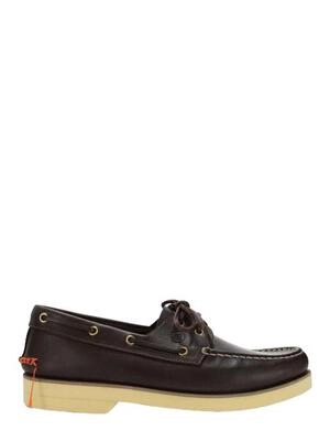 FORTELA X Sperry Aniline Leather Boat Shoes - Brown
