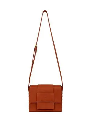 Écotorie Iris Leather Crossbody Bag - Rust