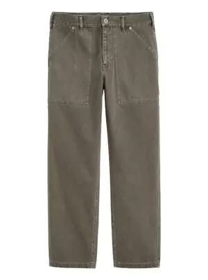 ALEX MILL Recycled Cotton Painter Jeans - Thyme