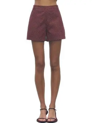 MAUDE CLUB Lori Polka Dot Shorts