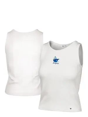 '47 47 Los Angeles Dodgers Single Swirl Ribbed Baby Tank Top - Cream
