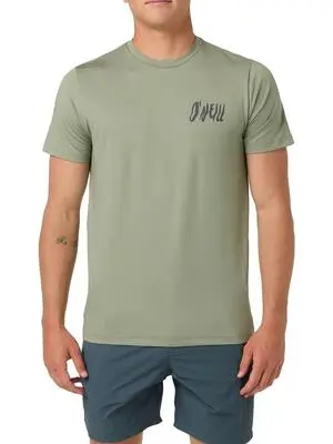 O'Neill Waves Upf Short Sleeve T-shirt - Sage