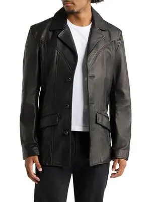 SCHOTT Freehold Leather Jacket - Black