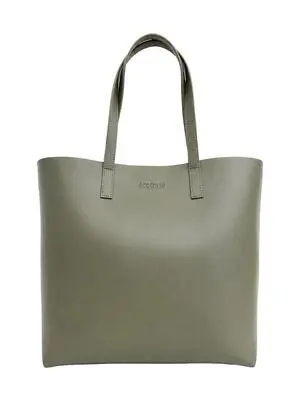Écotorie Agatha Leather Tote - Dark Moss