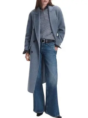 Rag & Bone Vasso Wool & Cashmere Blend Coat - Faded Blue